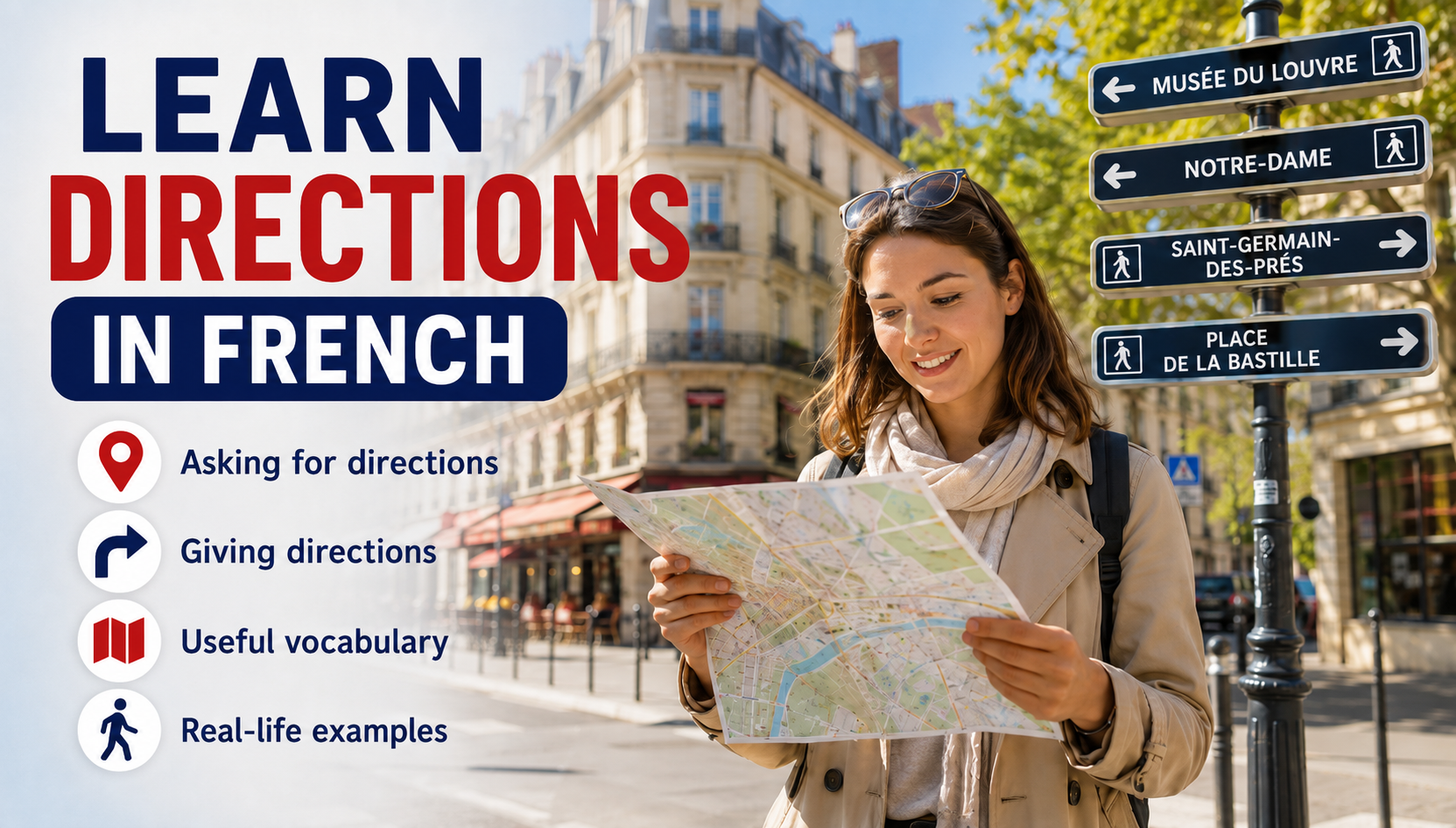 Directions in French - How to give and ask directions in French