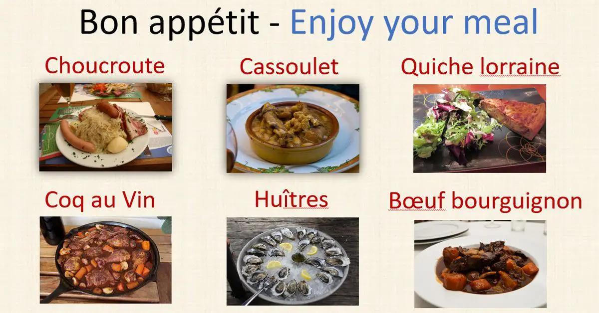 Restaurant Vocabulary in French - Words and Phrases