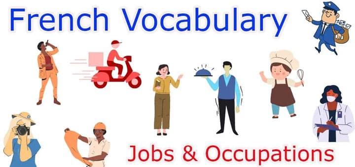 List of Jobs and Occupations in French - Audio files