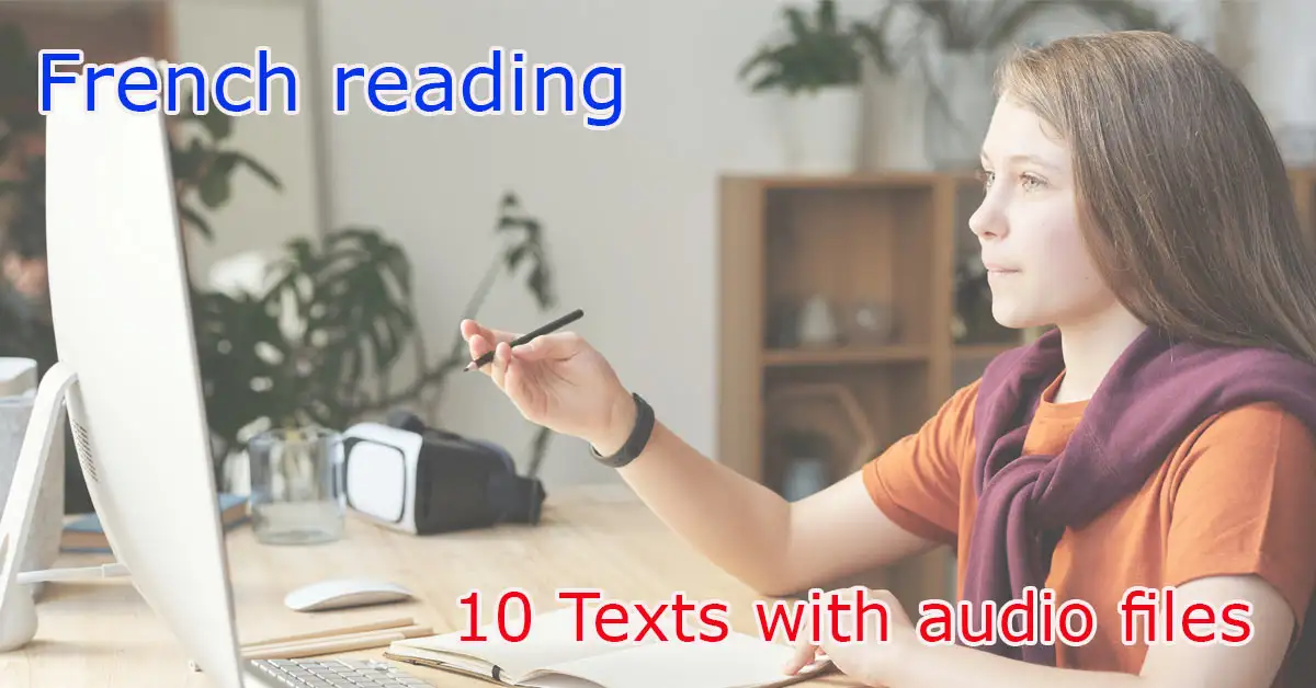 French reading practice - 10 Texts for beginners - Audio